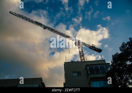 Tel Aviv Israel March 02, 2021 Unidentified people rolling through the ...