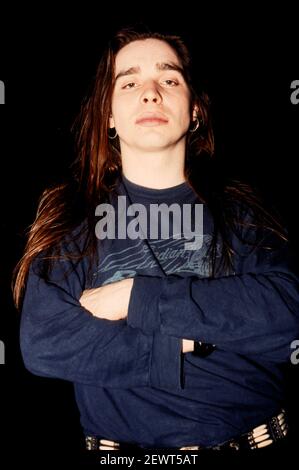 Christian Riou of Claytown Troupe backstage at the Marquee Club. London ...