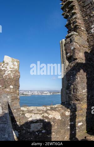 Folly at Mount Edgecombe, Cornwall Stock Photo - Alamy