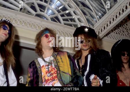 Vik Fox, Chip Z'nuff, Donnie Vie and Derek Frigo from Enuff Z'Nuff at a ...