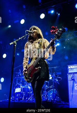 The American rock band Pixies with bass player Paz Lenchantin and lead ...