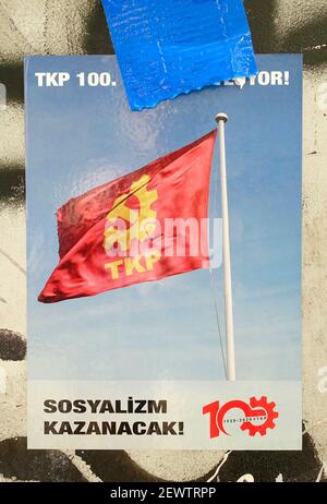 Sticker of the TKP Stock Photo - Alamy