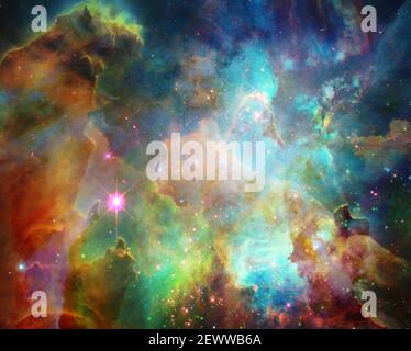 Galaxy and nebula. Magical background. Elements of this Image Furnished ...
