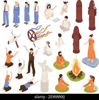 Religious sect abstract concept vector illustration Stock Vector Image ...