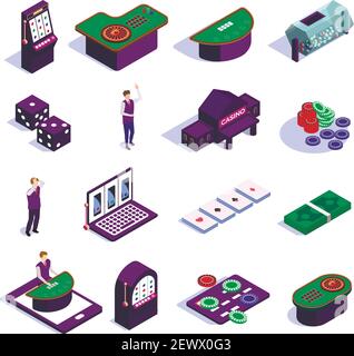 Lottery isometric flowchart with jackpot and money prize symbols vector ...
