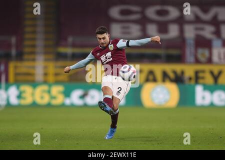 BURNLEY, ENGLAND. MARCH 3RD Matthew Lowton of Burnley during the ...