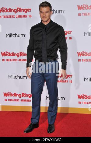Alan Ritchson at "The Wedding Ringer" Los Angeles Premiere held at the ...