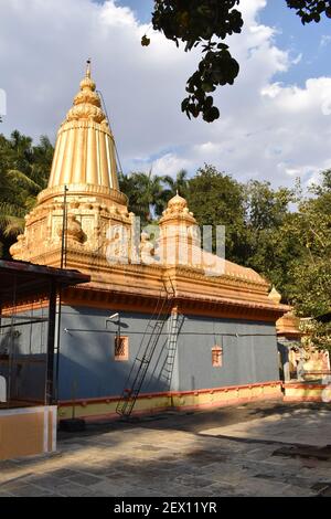 View of Baneshwar Temple in Nasrapur, Pune, Maharashtra, India Stock ...