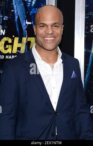 Gavin-Keith Umeh attends the world premiere of "Run All Night" at AMC ...