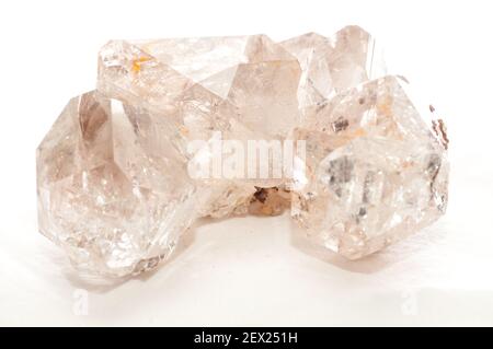 large dirty quartz crystal mineral sample with many facets Stock Photo ...