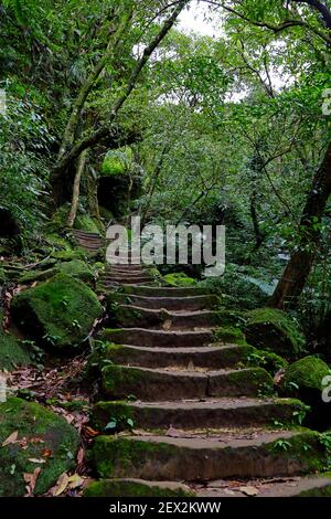 Pingxi station and Railway at Pingxi, northern of Taipei, is a popular ...