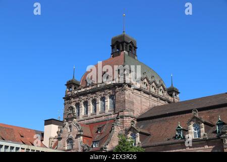 Nuremberg city, Germany. Opernhaus (Opera House) - cultural building ...