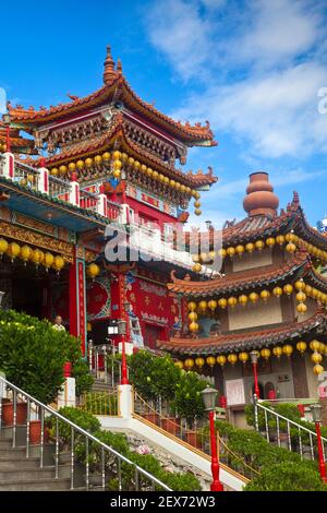 Chi Ming Tang Temple, Lotus Pond, Kaohsiung, Taiwan Stock Photo - Alamy