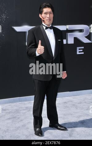 Shinichi Shinohara arrives at the "Terminator Genisys" Los Angeles ...