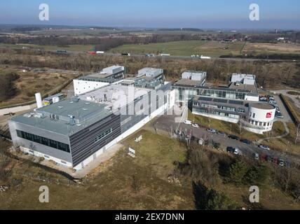 03 March 2021, Brandenburg, Frankfurt (Oder): Dana Kehder, employee of ...
