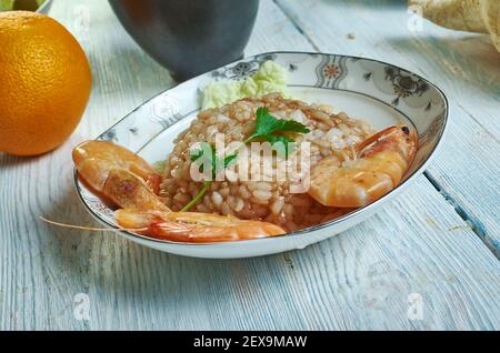 Mupunga unedovi - Rice with peanut butter, traditional African dish ...