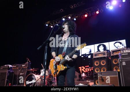 FL: (L-R) The Romatics - Jimmy Marinos performs during the opening act ...