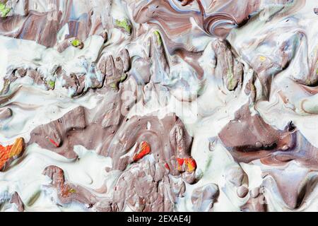 Close up of abstract colored paint marks Stock Photo - Alamy