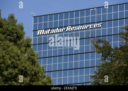A logo sign outside of the headquarters of The Matador Resources ...