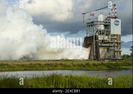 Bay St. Louis, Mississippi - A rocket engine test stand at NASA's ...
