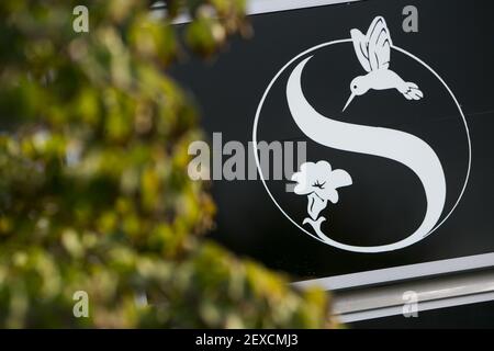 A logo sign outside of the headquarters of Mars Symbioscience in ...