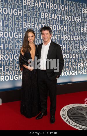 Gabi Holzwarth, Travis Kalanick at the 3rd Annual Breakthrough Prize ...
