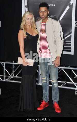 (R-L) D'Angelo Russell and Girlfriend arrives at the "Creed" Los ...
