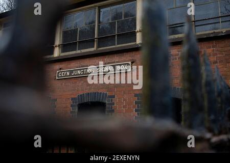 A view of the Ogmore Vale Extension railway line from Tondu - Margam at ...