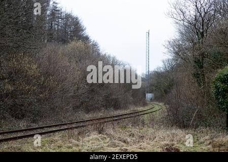 A view of Cefn Junction Signal Box, Bridgend on the 4th March 2021 ...