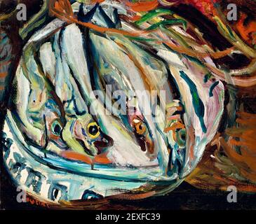 Chaim Soutine artwork entitled Landscape with Character Stock Photo - Alamy