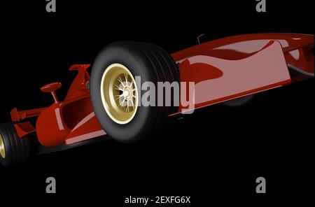 formula one race car isolated on white background with path Stock Photo ...