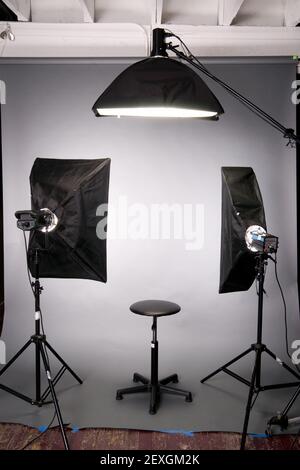 image of studio lighting setup background Stock Photo - Alamy