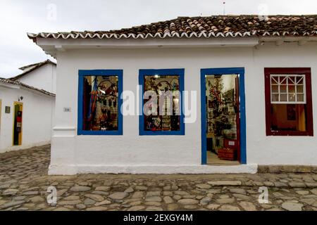 PARATY, BRAZIL - Feb 11, 2019: Paraty, beautiful Brazilian city of ...