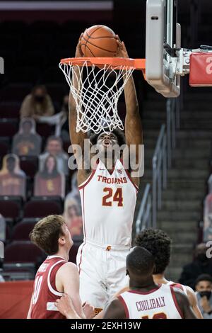 Southern California Trojans forward Joshua Morgan (24) dunks during an ...