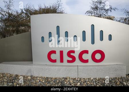 The headquarters campus of Cisco Systems in San Jose, California Stock ...