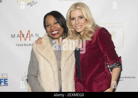 (L-R) Christal Young, Aviva Drescher attend the "Leggy Blonde" Book ...