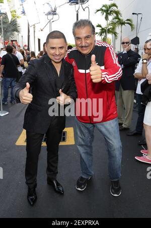 LArry Hernandez and Fernando Fiore are seen during FIFA World Cup ...