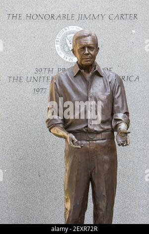 President Jimmy Carter National Historic site at the former Plains High ...