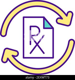 medication safety pharmacist color icon vector illustration Stock ...