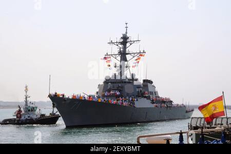 USS Ross European Phased Adaptive Approach operations 140731 Stock ...