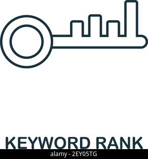 keywording symbol icon, black vector sign with editable strokes ...