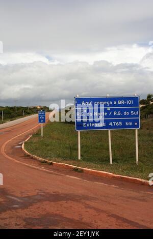 asphalt road in Brazilian nature in South America Stock Photo - Alamy