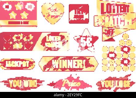 Lottery winning ticket and scratch cards vector white and black texture ...