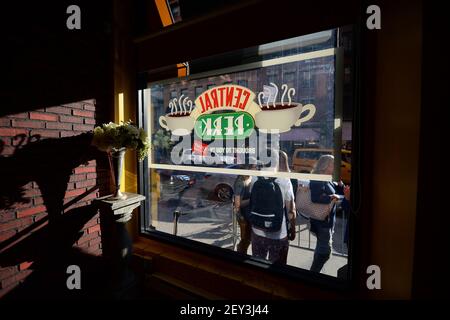Central Perk Coffee Shop from the Friends TV Sitcom Stock Photo - Alamy