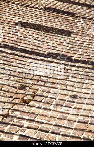 Abstract step brick in italy Stock Photo - Alamy