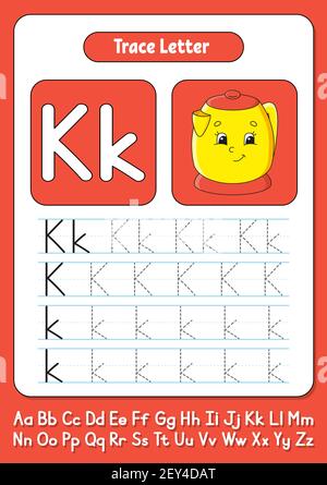 Vocabulary flashcard with word Kettle illustration Stock Vector Image ...