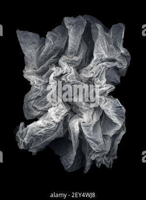 Scrunched paper texture Stock Photo - Alamy