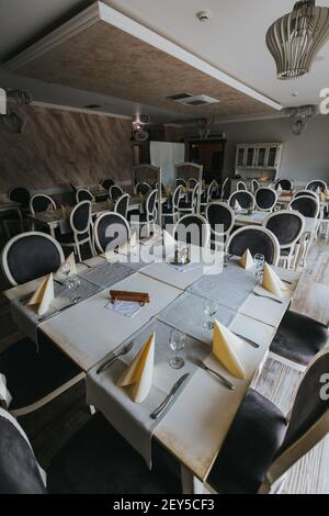 BRC, BOSNIA AND HERZEGOVINA - Jul 07, 2019: Wide angle shot of ...
