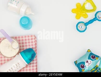 Babies goods: cloth diaper, baby powder, nibbler, cream, teether ...