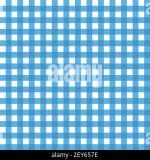 Blue Gingham seamless pattern. Texture from rhombus/squares for - plaid ...